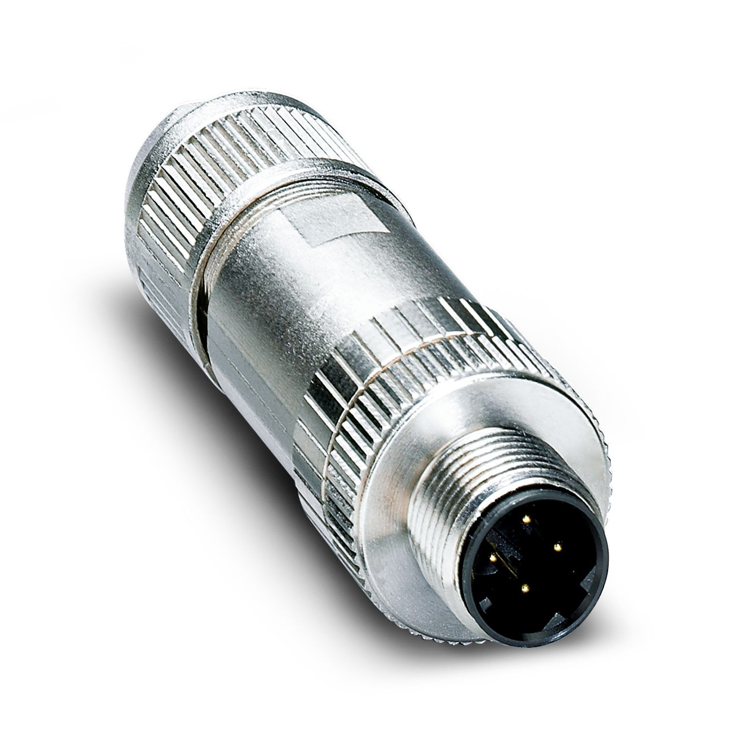 M12 D-编码 4芯 公直头组装式活接头 适用线径4.0-7.0mm - M系列圆形线束-伺服线束-医疗线束-工业线束-工业连接器-东莞市合 ...